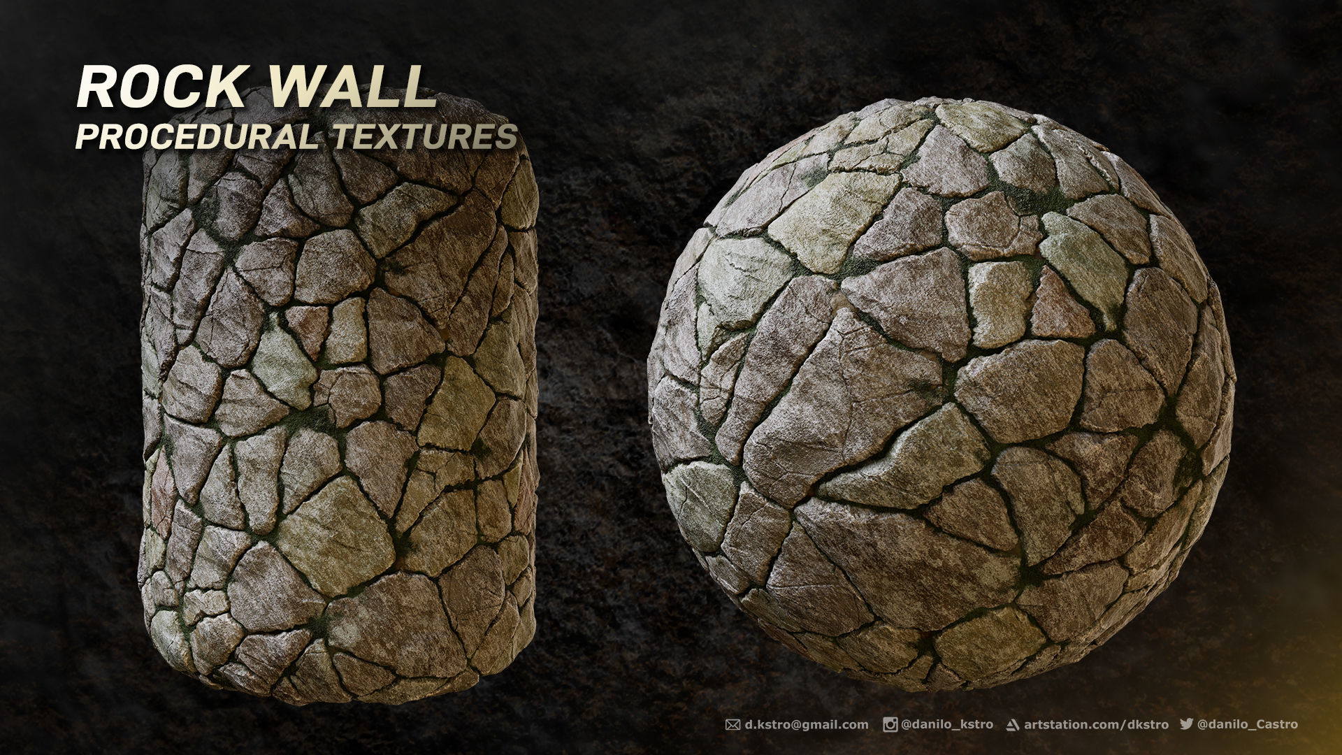 Rock Wall - Procedural Texture Texture | CGTrader