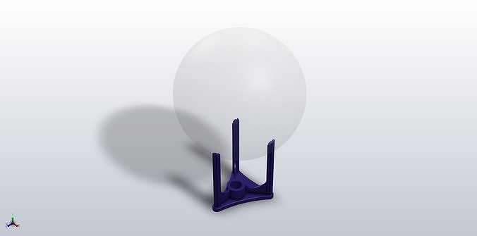 80mm Lens Ball Stand 3D model 3D printable | CGTrader