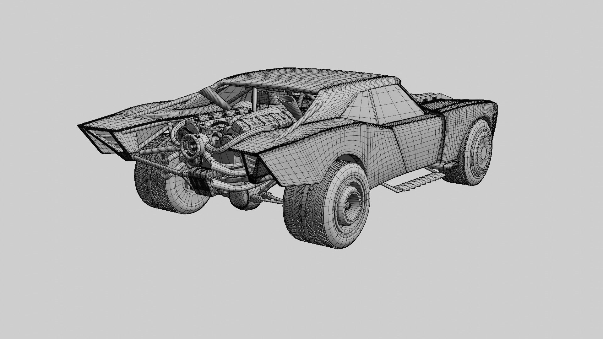 The Batman Batmobile 2022 3D model | CGTrader