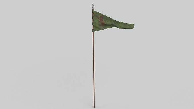 3D model Waving flag VR / AR / low-poly | CGTrader