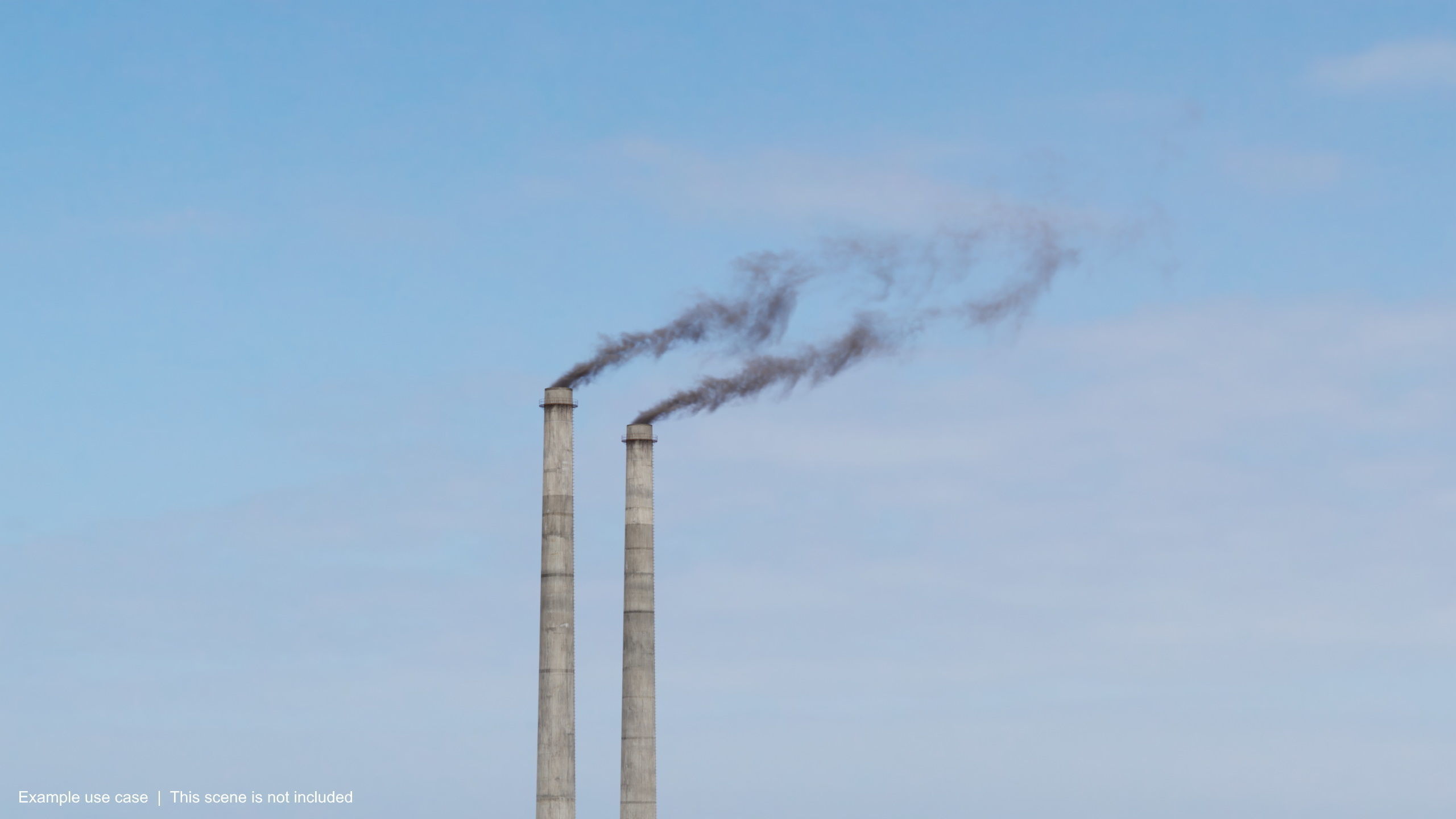 Blown Smokestack Clouds 3D model | CGTrader