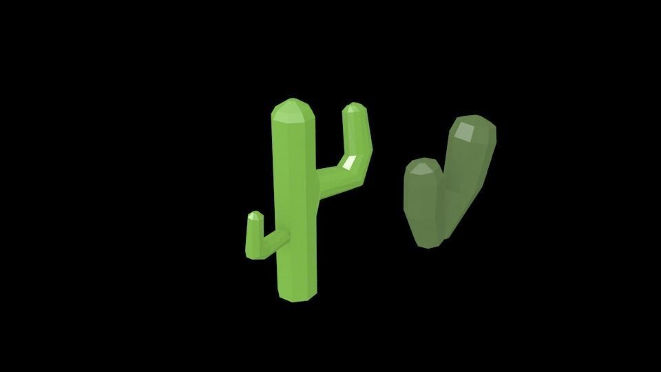 Desert Environment pack free VR / AR / low-poly 3D model | CGTrader