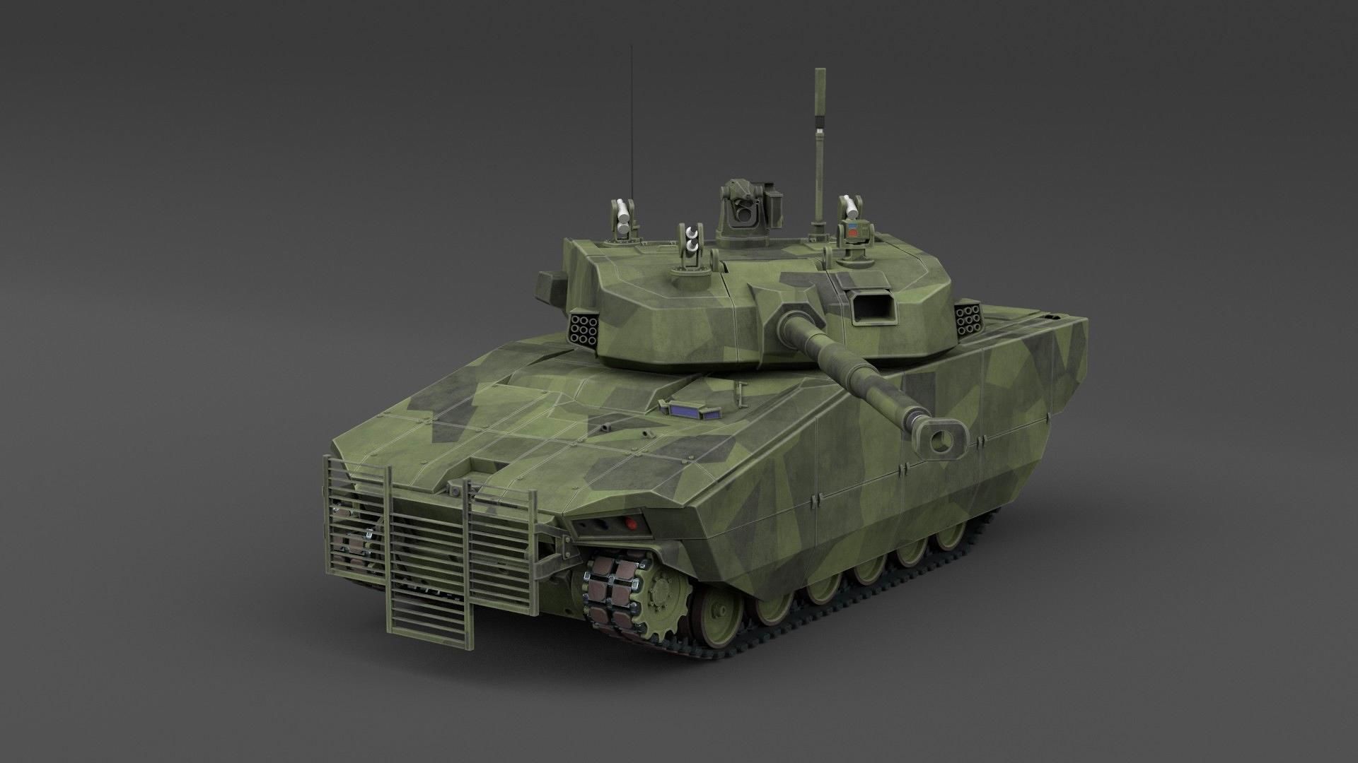 General Dynamics Griffin3 105mm Gun 3D model | CGTrader