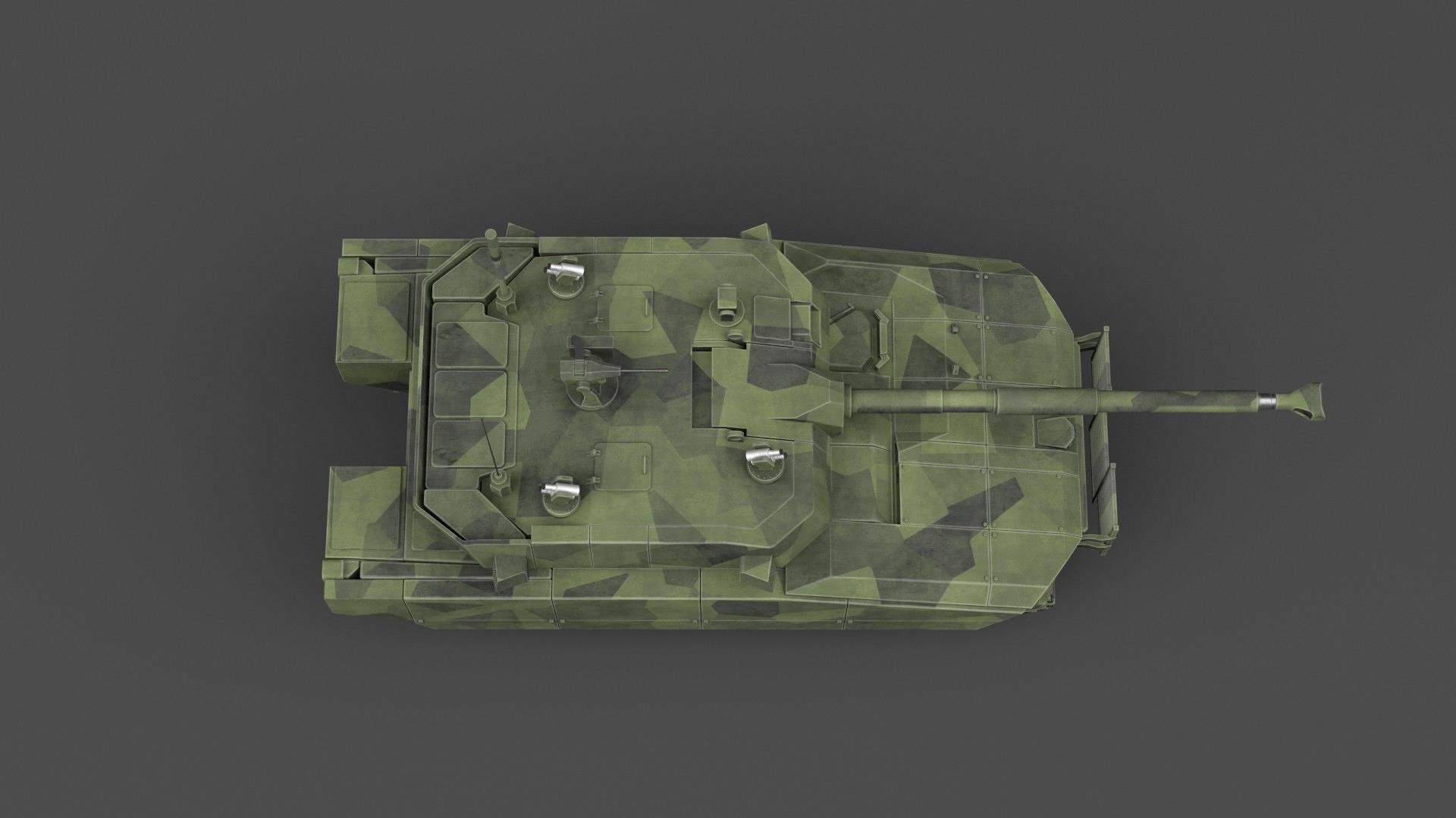 General Dynamics Griffin3 105mm Gun 3D model | CGTrader