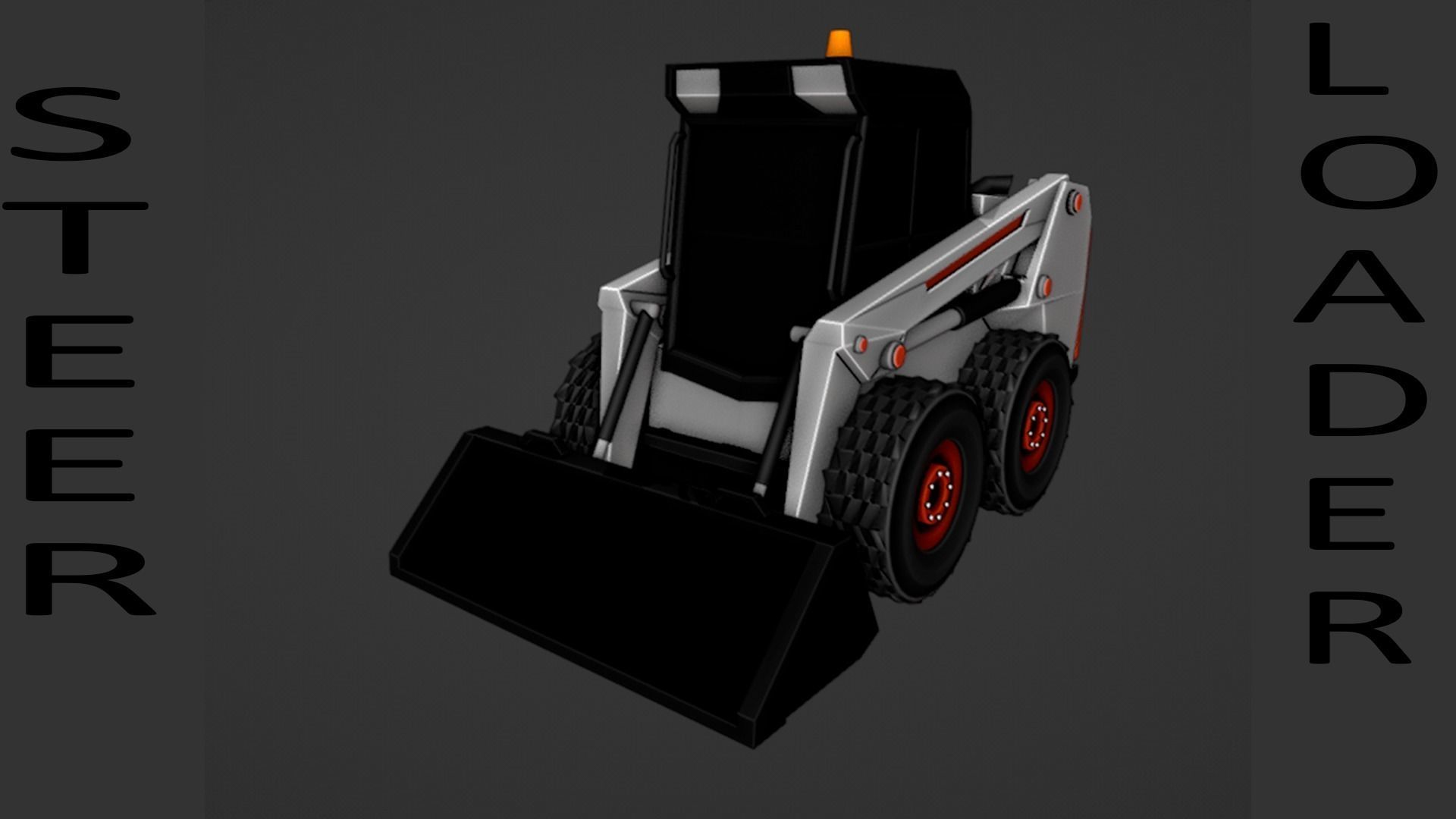 3D model skid steer loader lowpoly VR / AR / low-poly | CGTrader