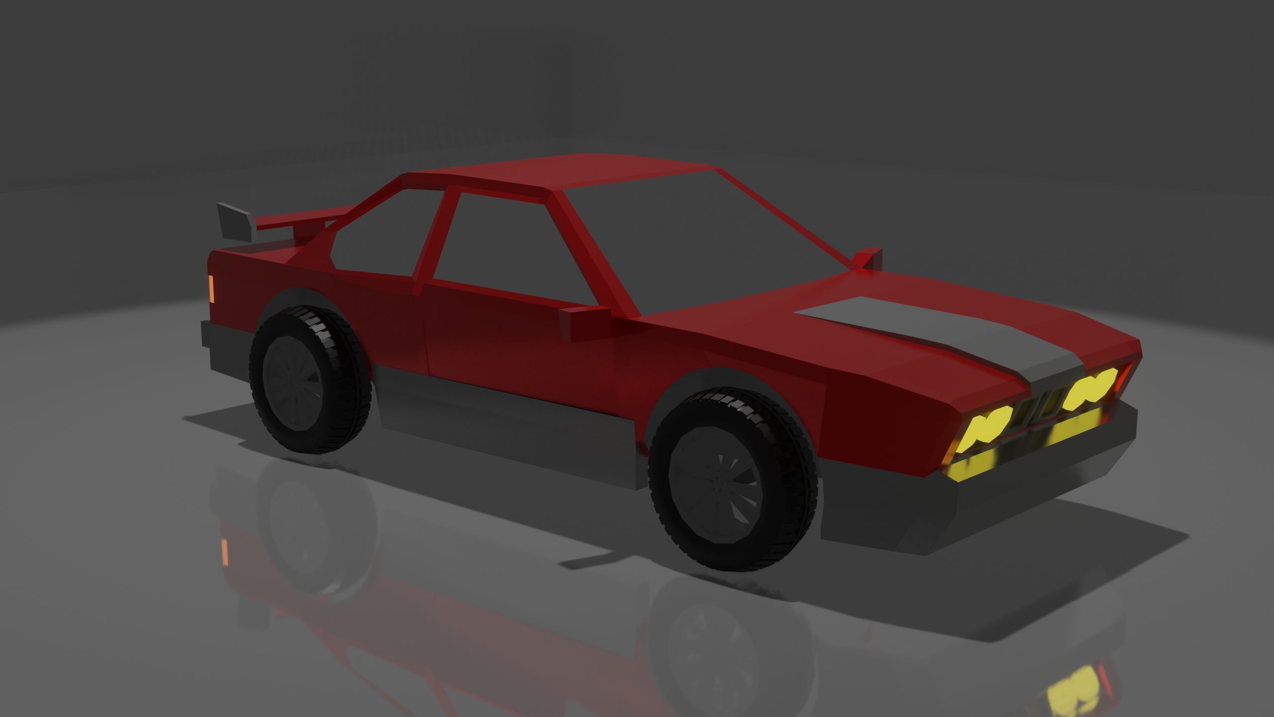 3D model Low Poly Sport Car VR / AR / low-poly | CGTrader