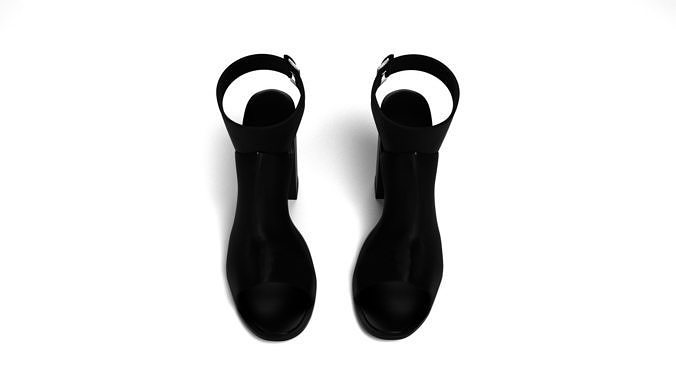 Peep Toe Heel Women 3D model | CGTrader