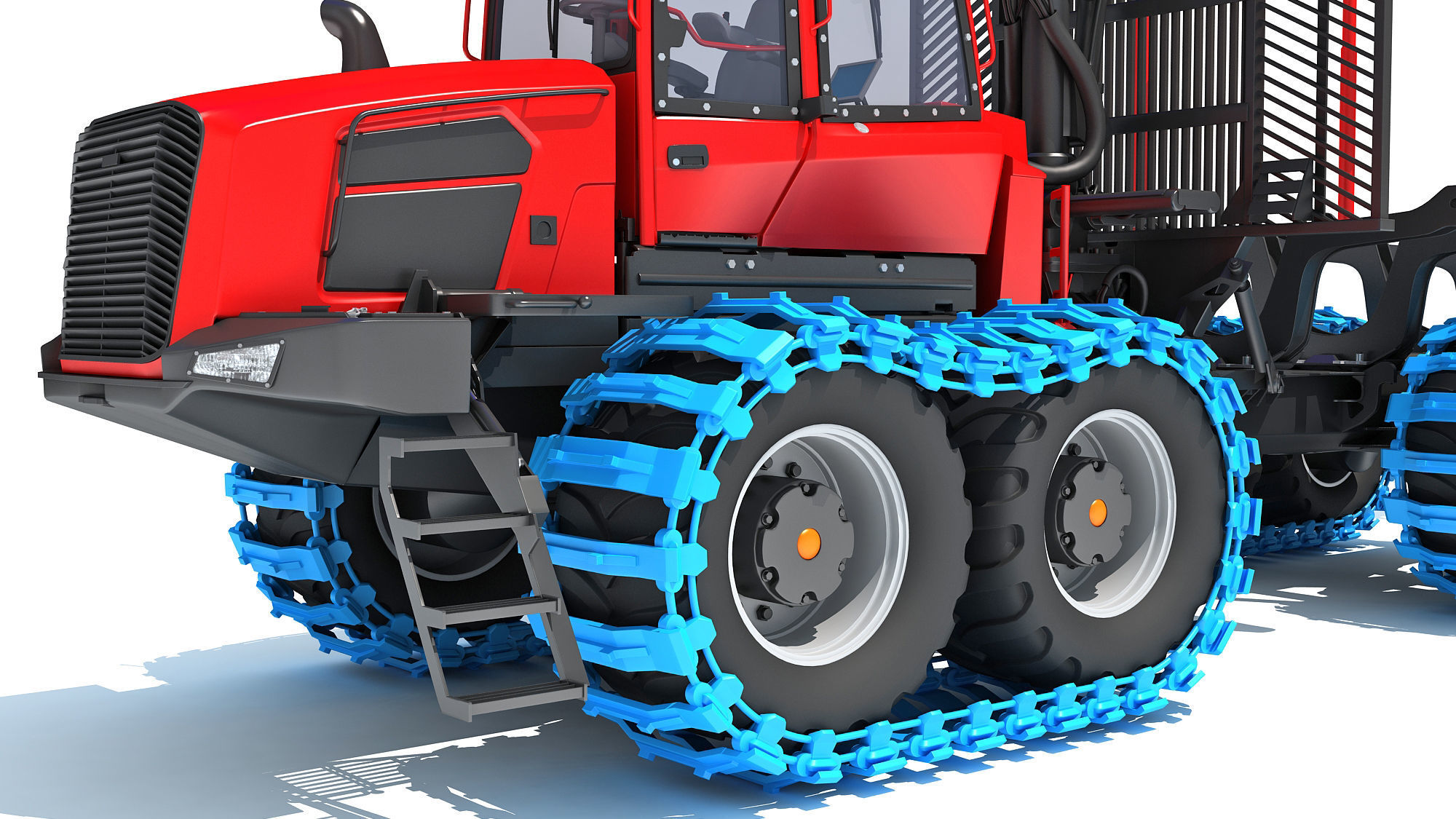 Forestry Forwarder Tractor 3D model | CGTrader