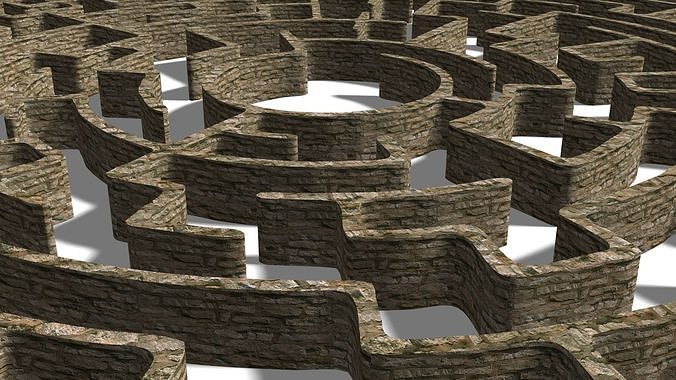 3d maze model for game and animation projects 3D model | CGTrader