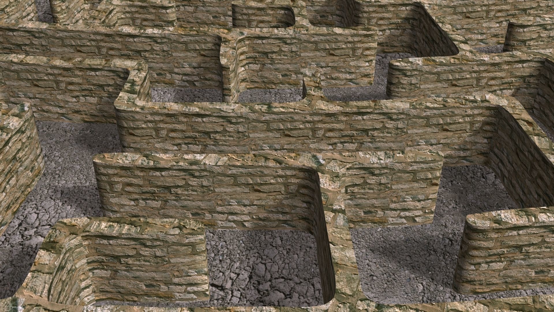 3d maze model for game and animation projects 3D model | CGTrader