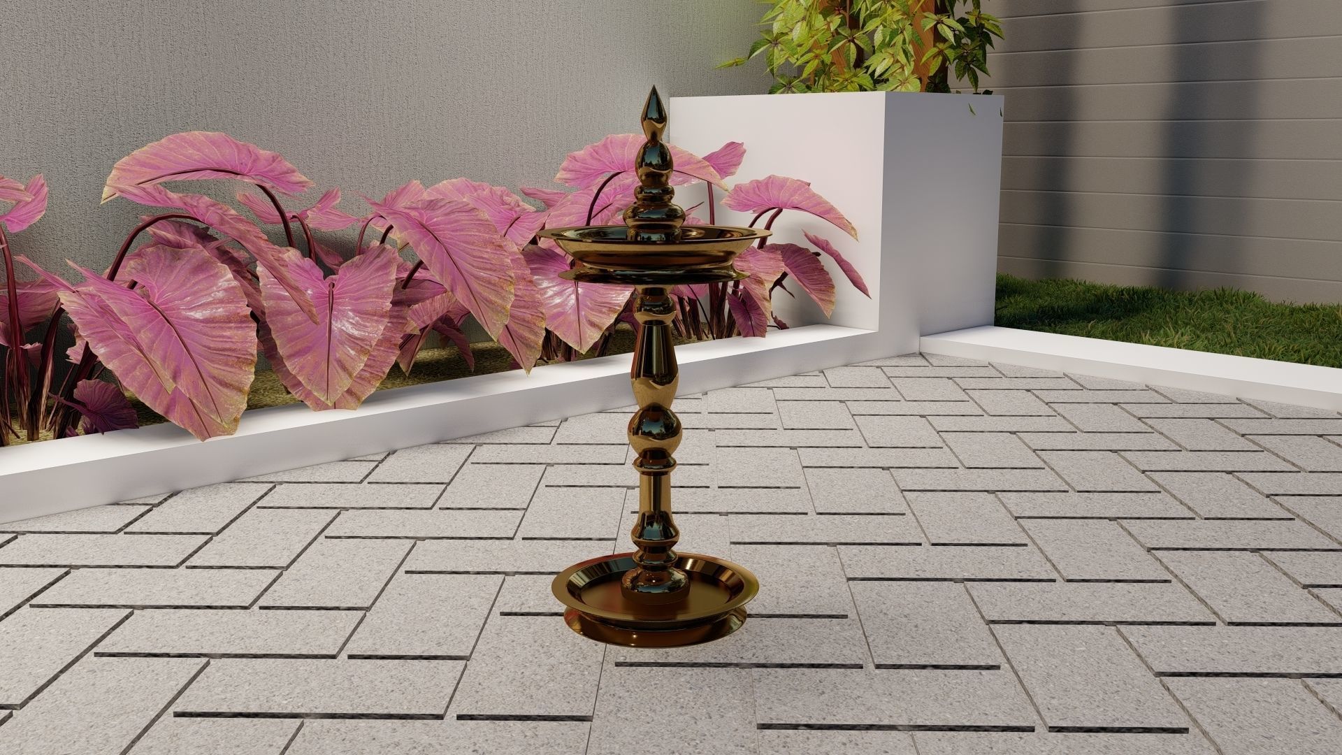 Indian Traditional lamp 3D model | CGTrader
