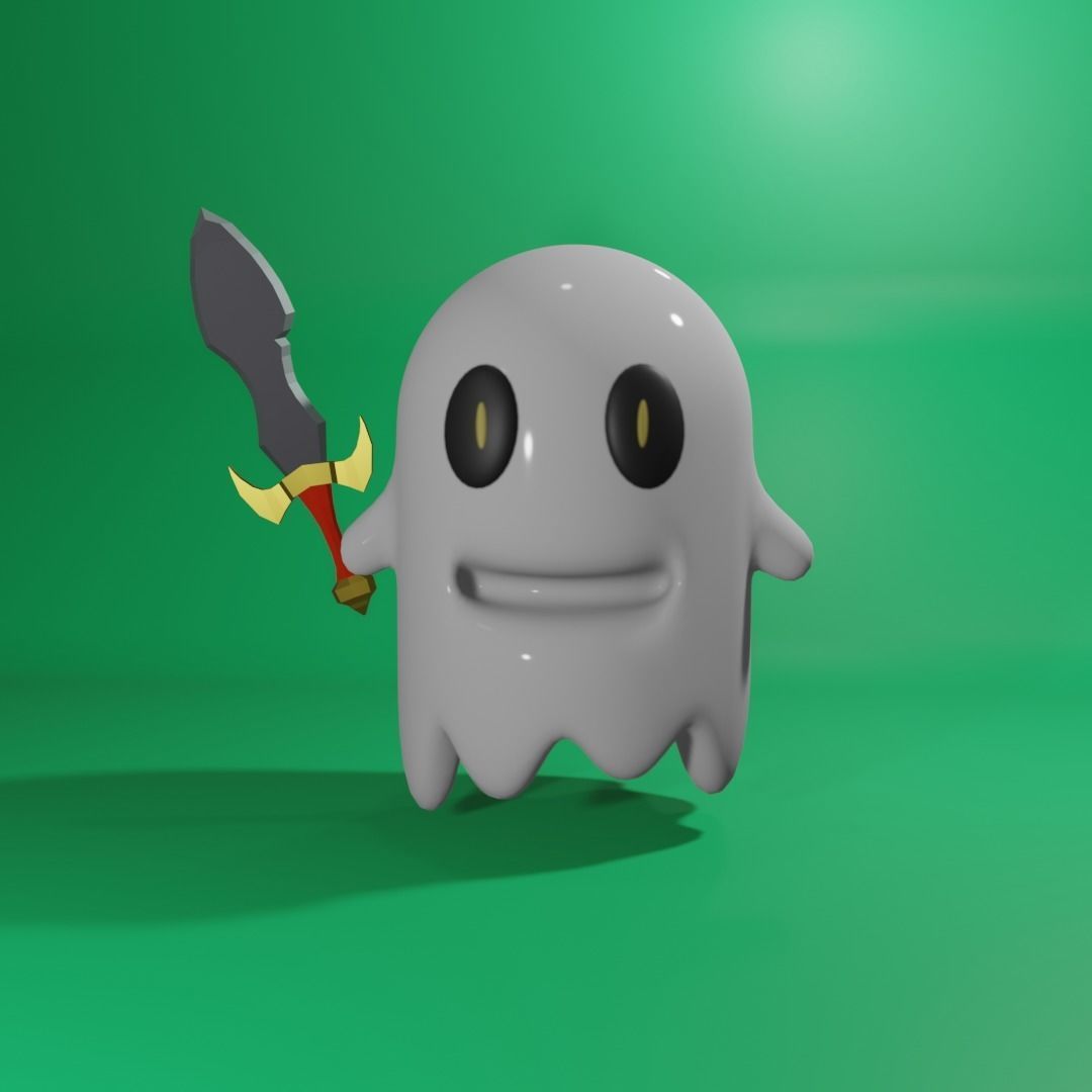 Ghost sword 3D model | CGTrader