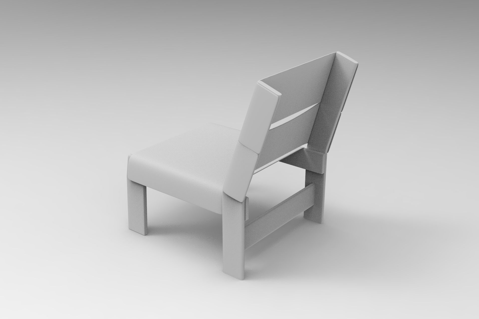 3D model Band Club Chair VR / AR / low-poly | CGTrader