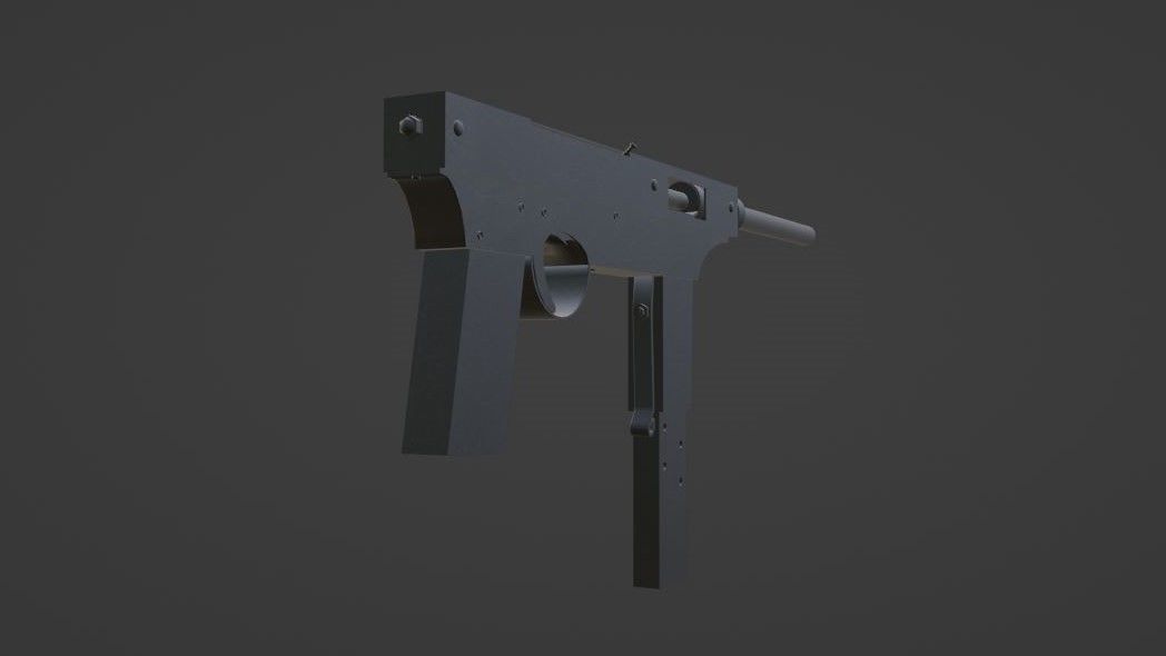 3D model Luty Submachine gun VR / AR / low-poly | CGTrader