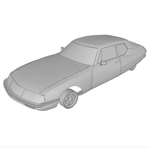 Citroen SM 3D model 3D printable | CGTrader