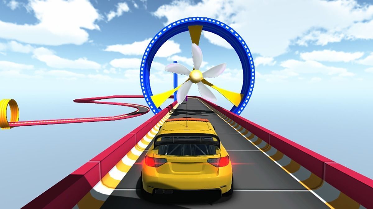 3D model Car stunt track VR / AR / low-poly | CGTrader