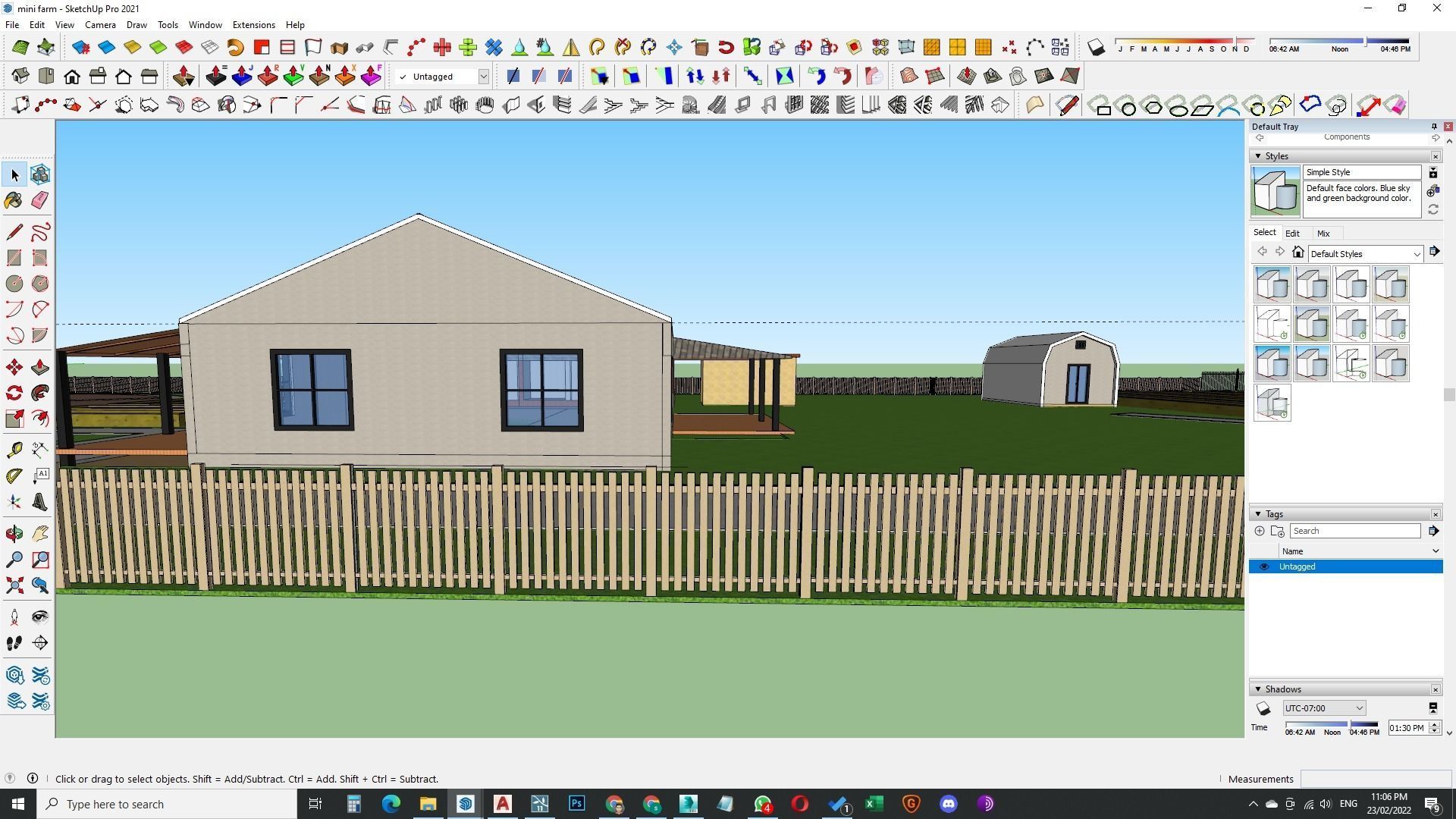 Farm land design Flower bed SketchUp model 3D model | CGTrader