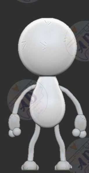 mieruko- meme chan keychain 3D model 3D printable | CGTrader