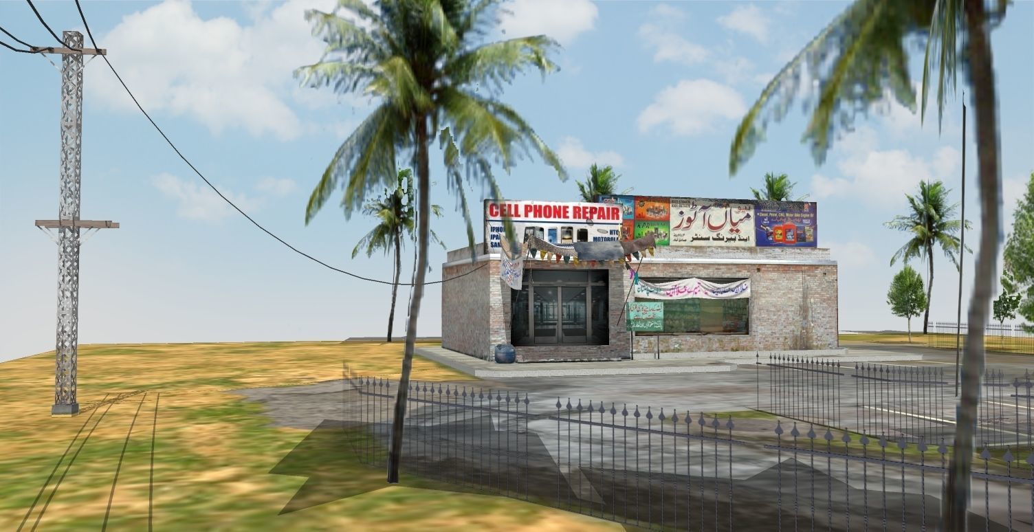 3D model Market Design VR / AR / low-poly | CGTrader