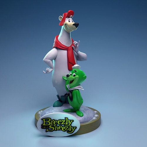 Breezly and Sneezly 3D model 3D printable | CGTrader