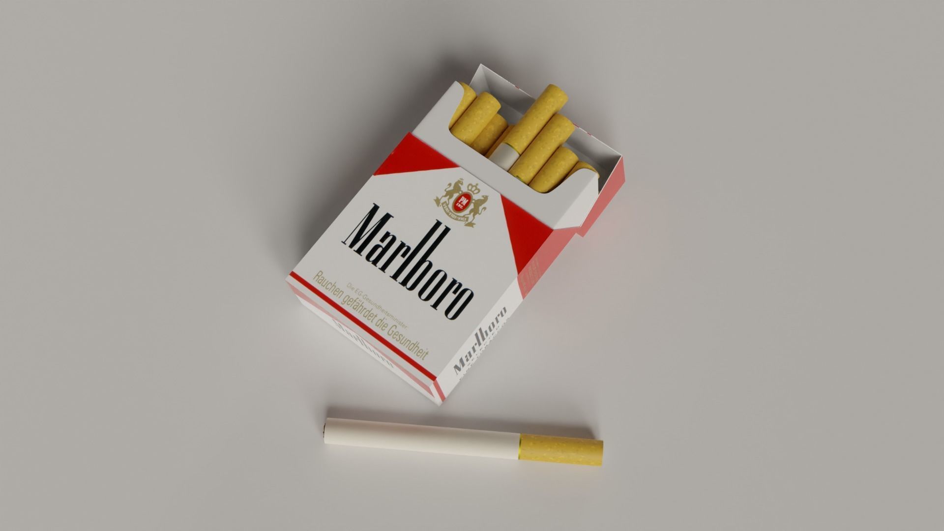 Realistic Cigarette Pack 3D model | CGTrader