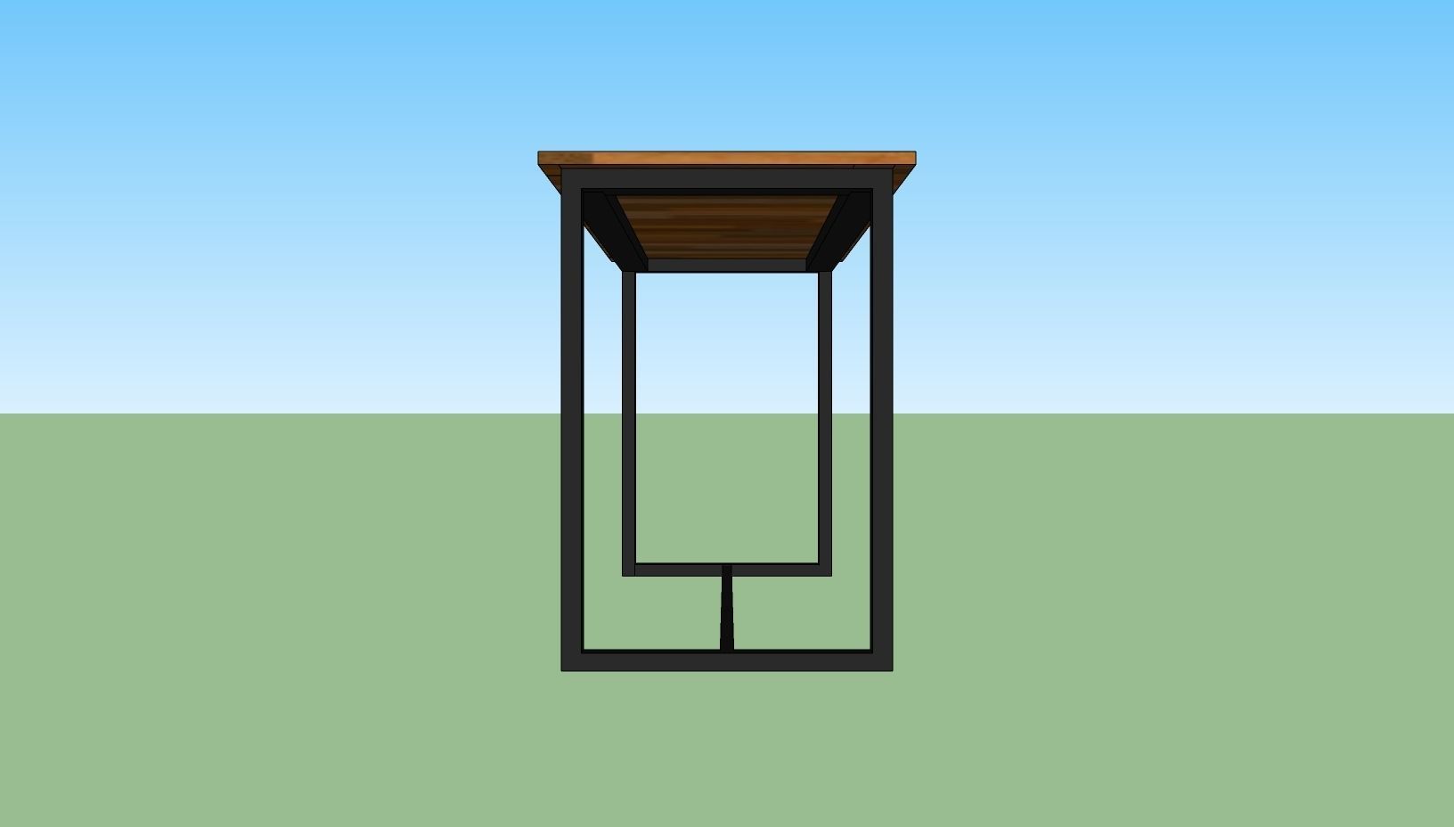 wooden table 3D model 3D printable | CGTrader