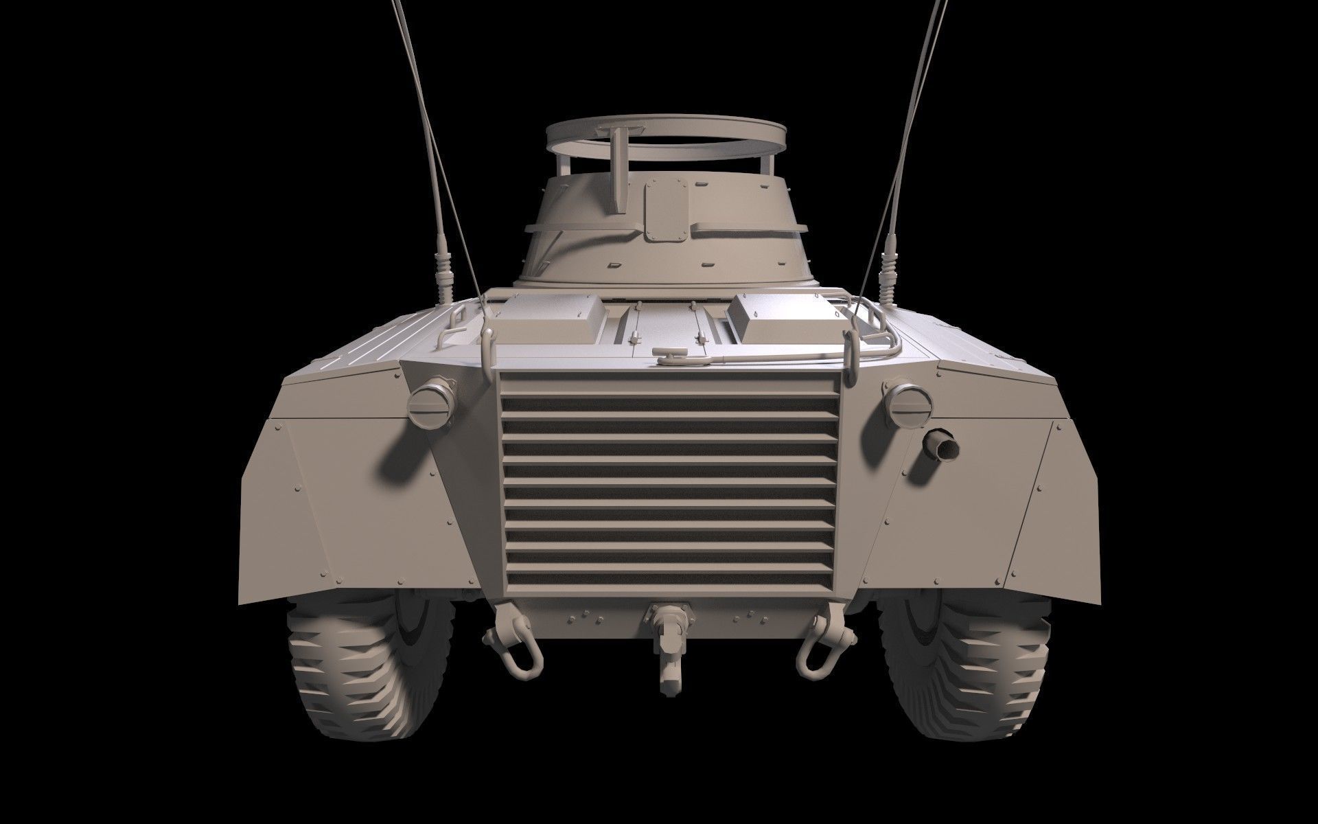 3D model M8 Greyhound Game-Ready VR / AR / low-poly | CGTrader