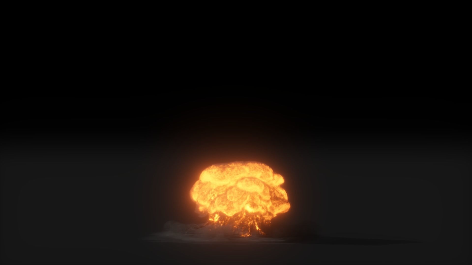 High Resolution Nuclear Explosion 3D model animated | CGTrader
