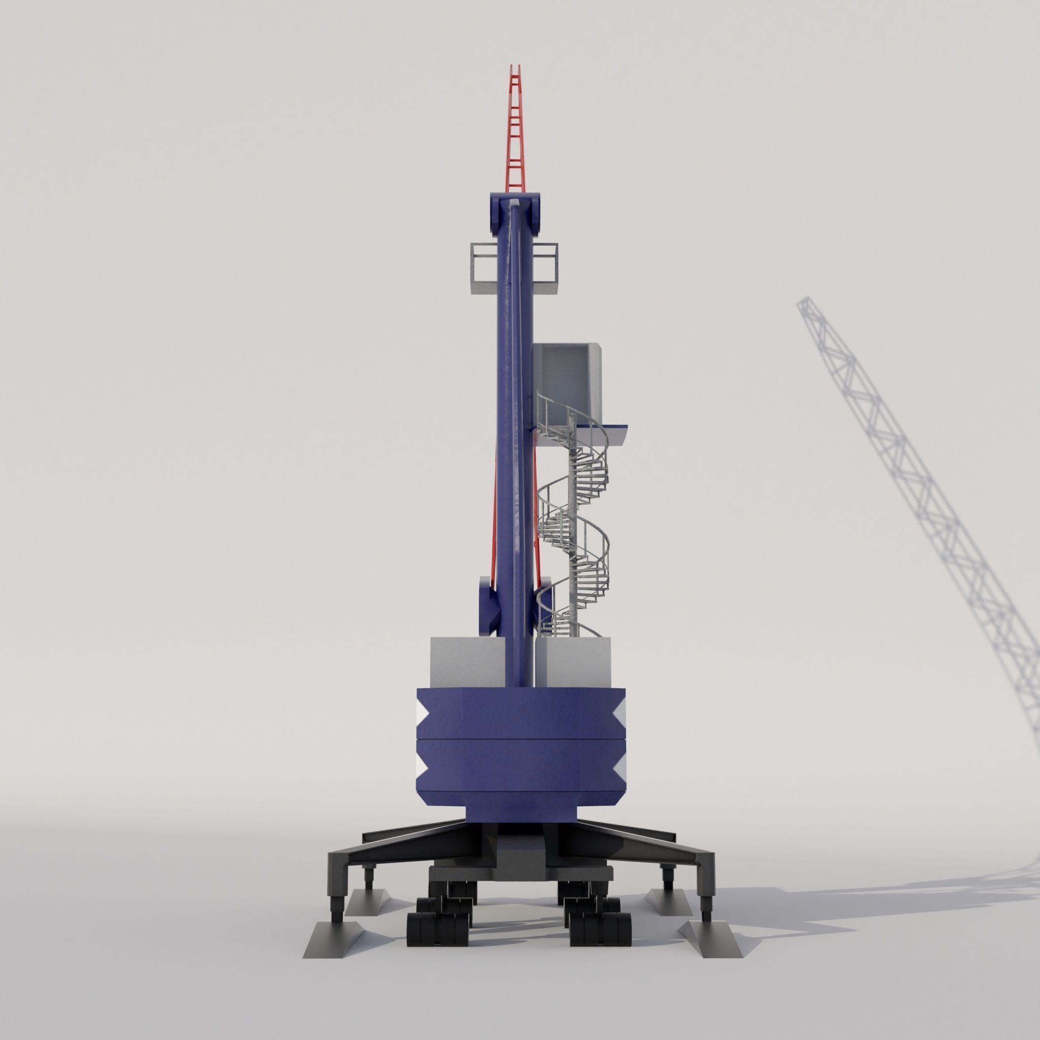 3D model Dock Crane VR / AR / low-poly | CGTrader