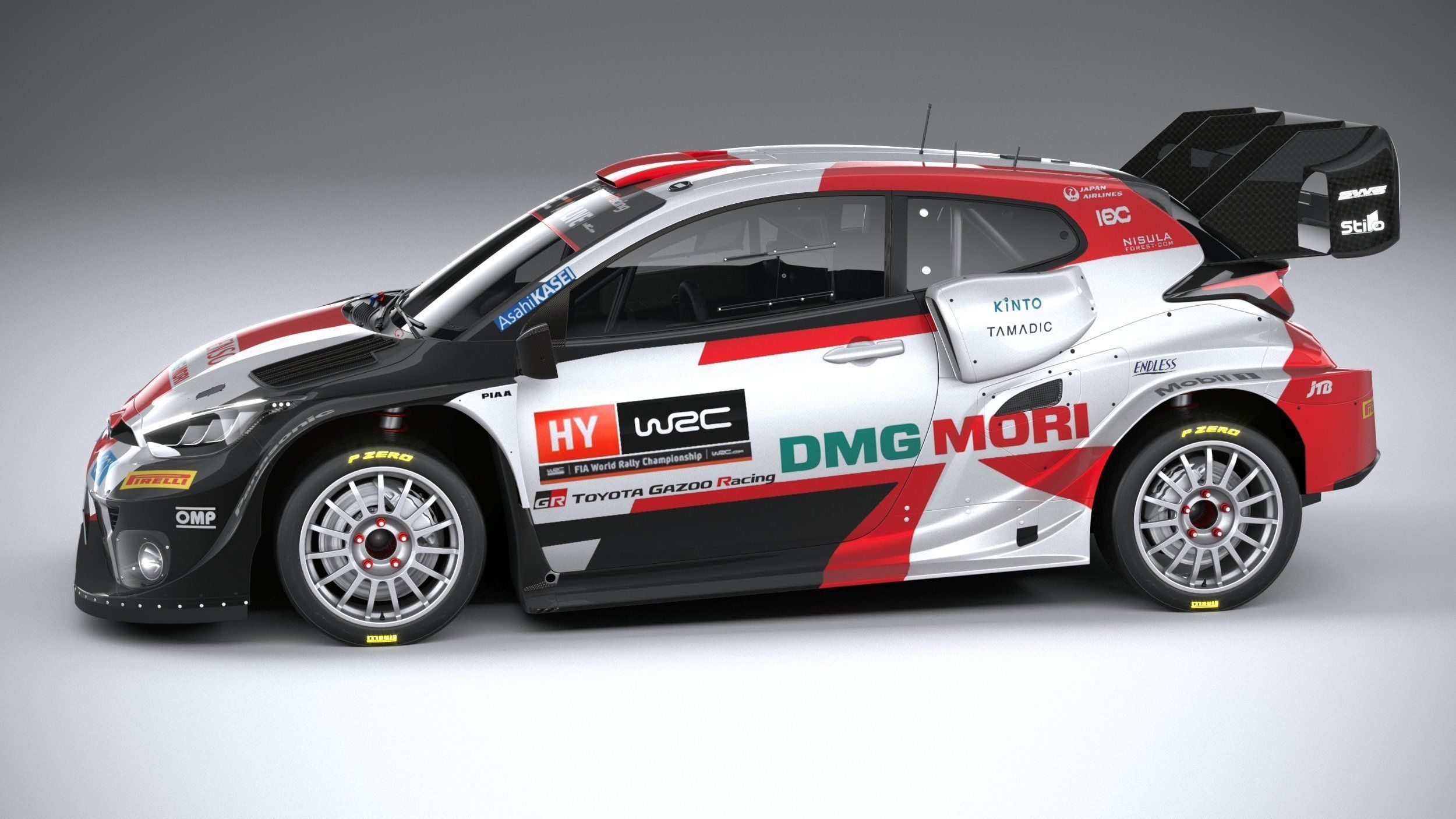 Toyota Yaris GR WRC 2022 3D model | CGTrader