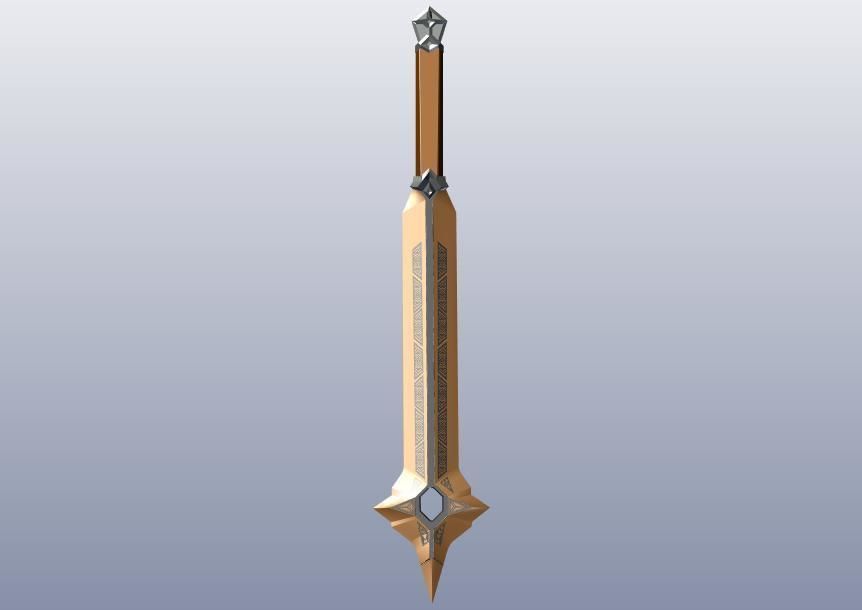 Balin Sword 3D model 3D printable | CGTrader