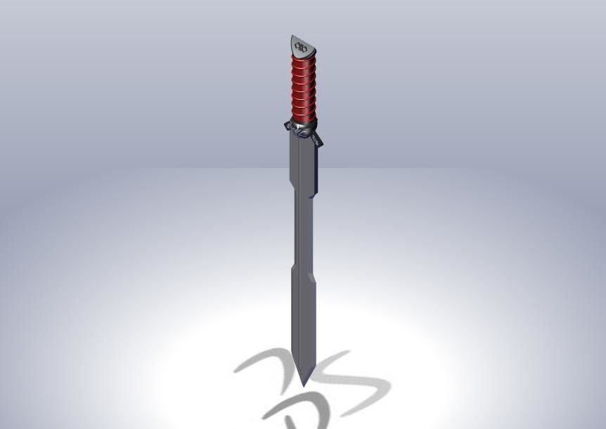 KILI SWORD 3D model 3D printable | CGTrader