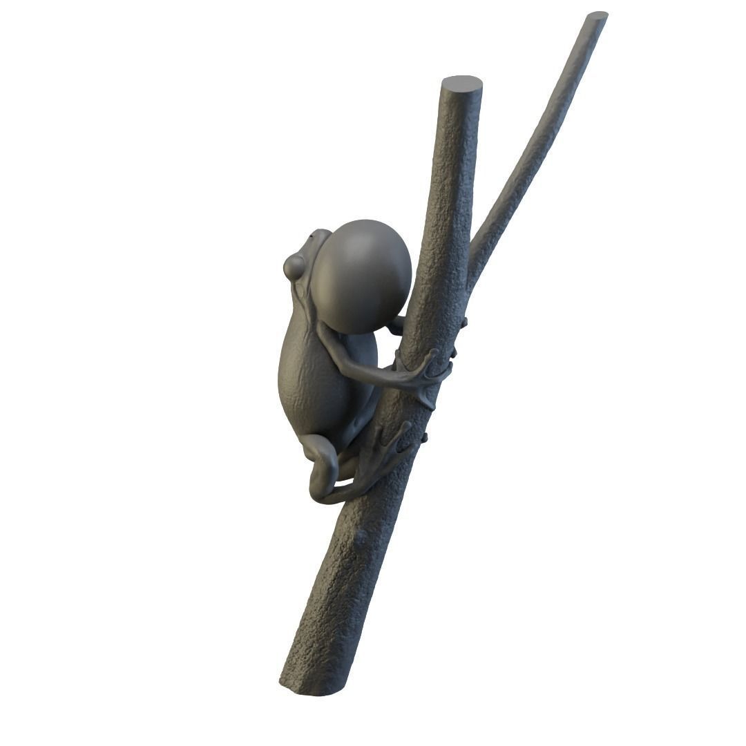 American green tree frog 3D model 3D printable | CGTrader