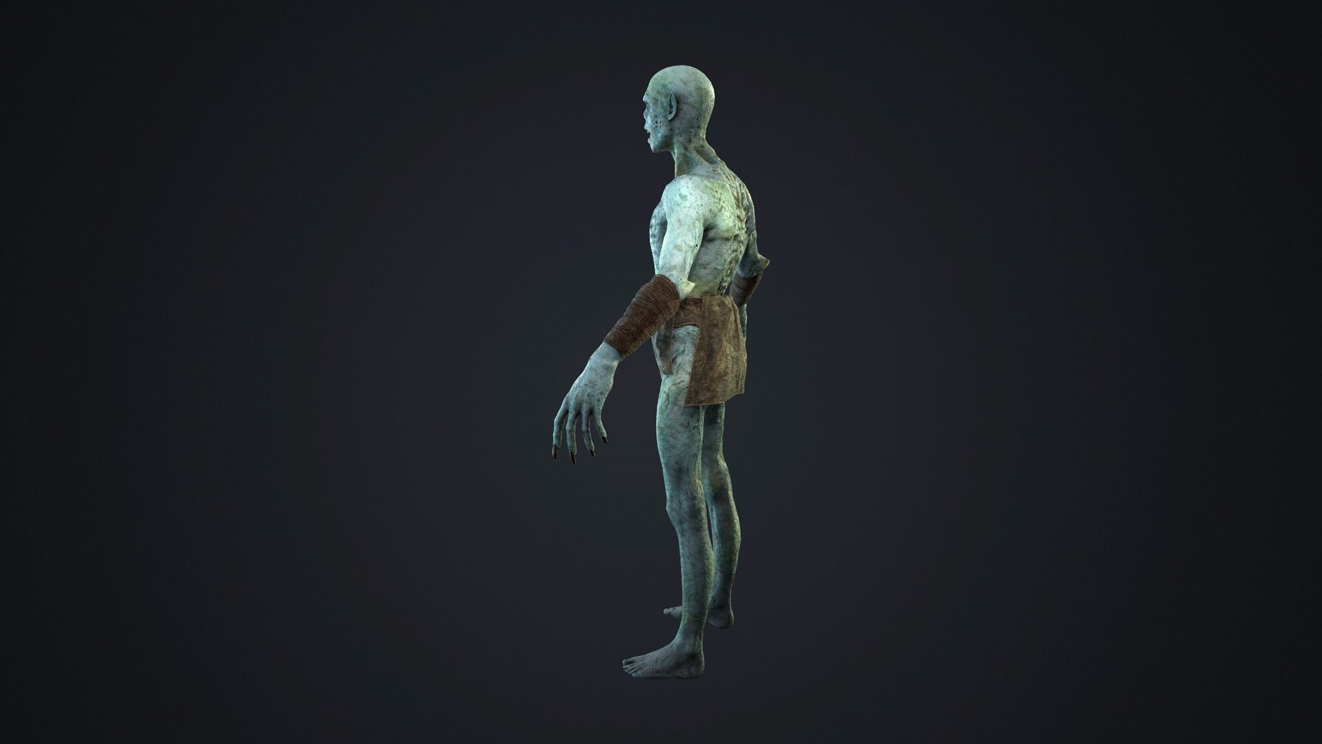 3D model Ghoul VR / AR / low-poly | CGTrader