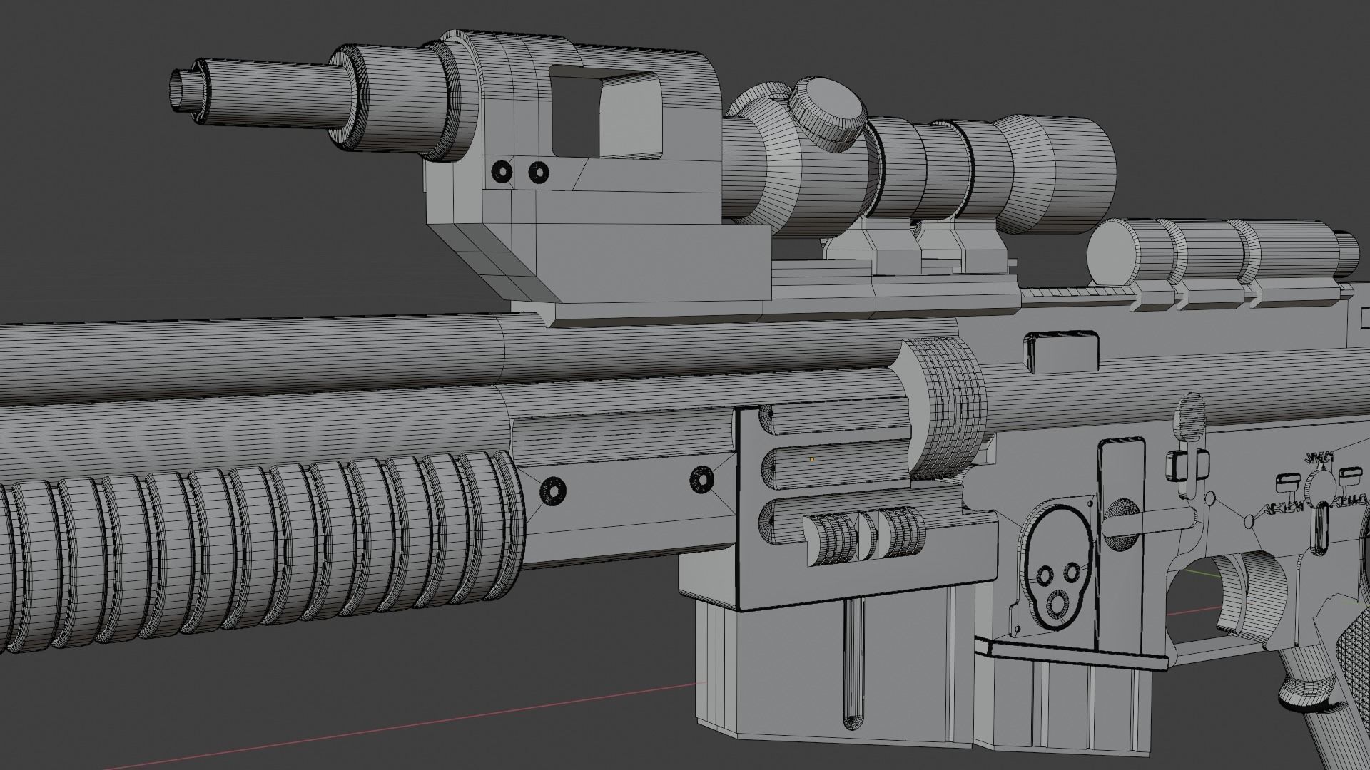 A280 Blaster Rifle 3D model | CGTrader