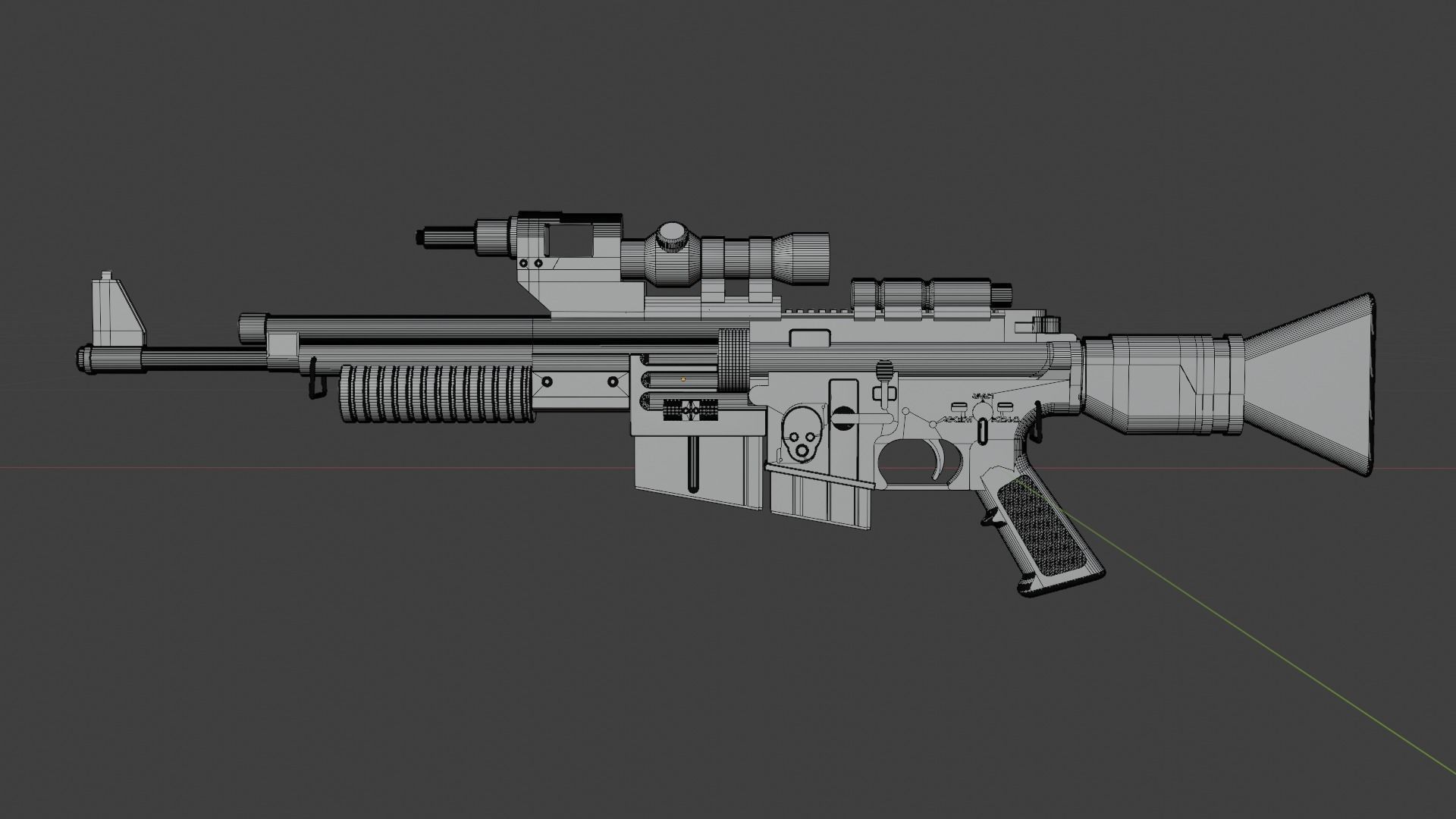 A280 Blaster Rifle 3D model | CGTrader
