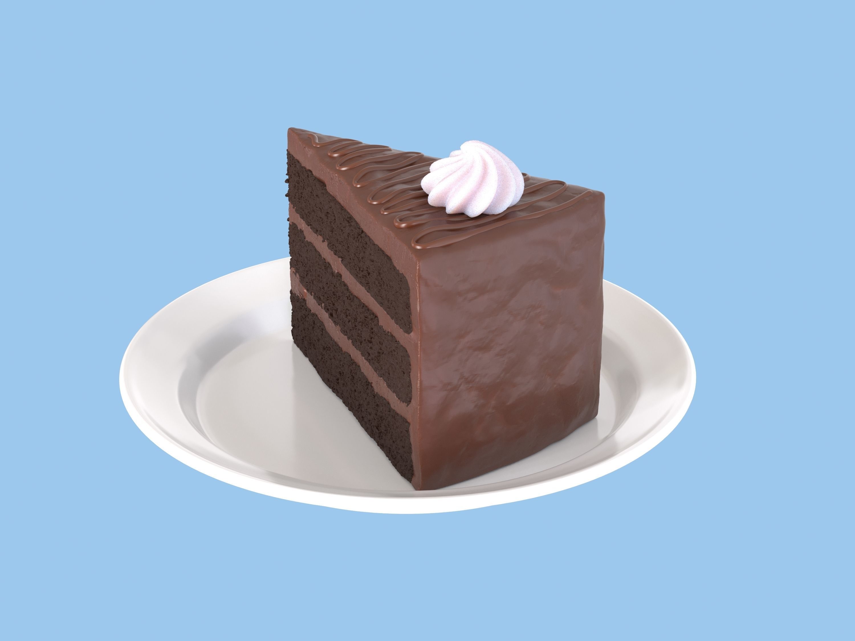 Cake Slice 3D model | CGTrader