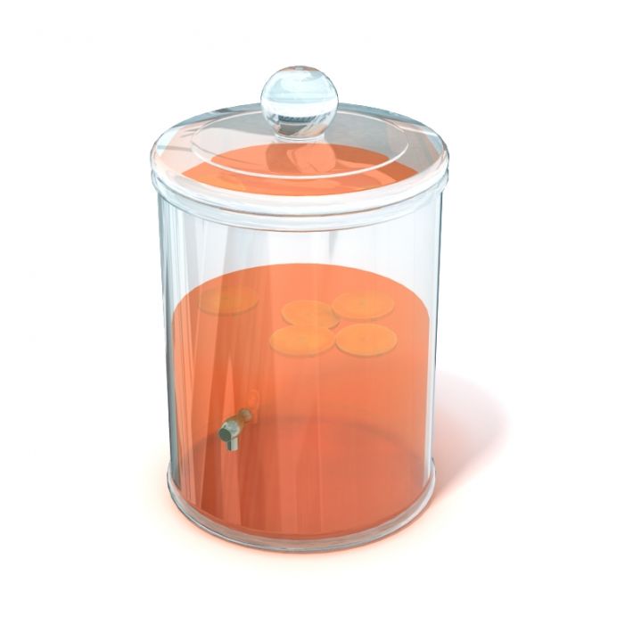 3D model Plastic Liquid Container | CGTrader