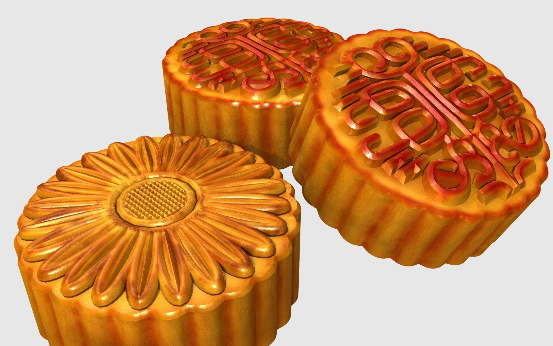 Mooncake plastic tube 3D model | CGTrader