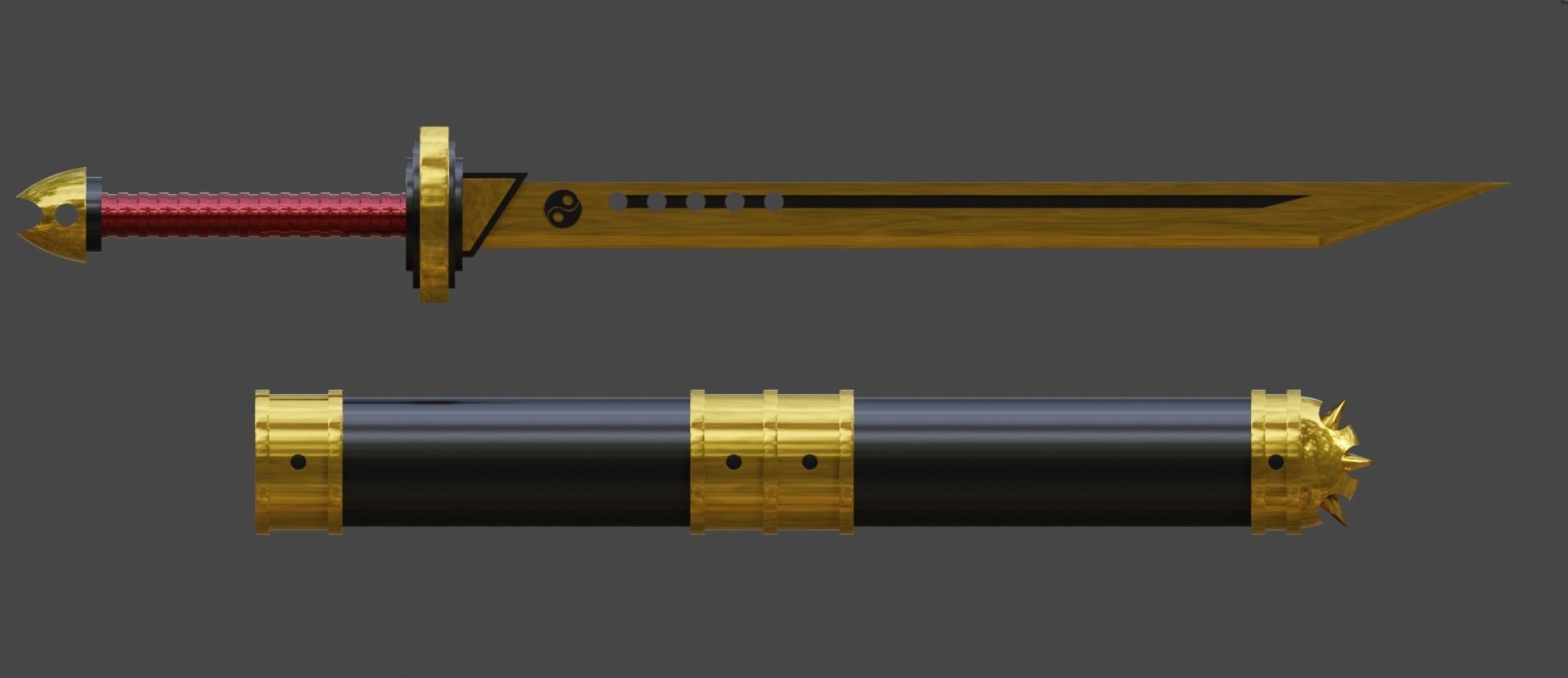 Sword of Balance 3D model | CGTrader