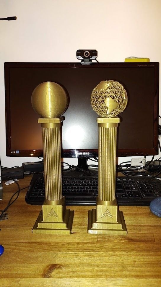 Masonic Temple Columns - Columnas Templo Masonico 3D model | CGTrader