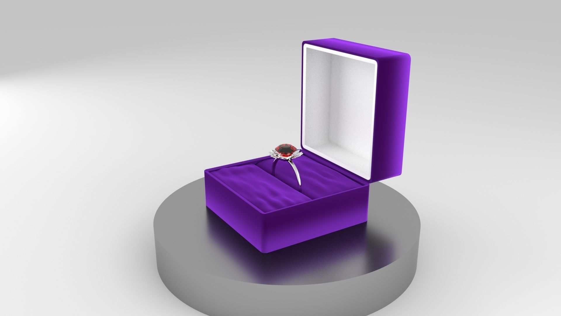 Ring Box 3D model 3D printable | CGTrader