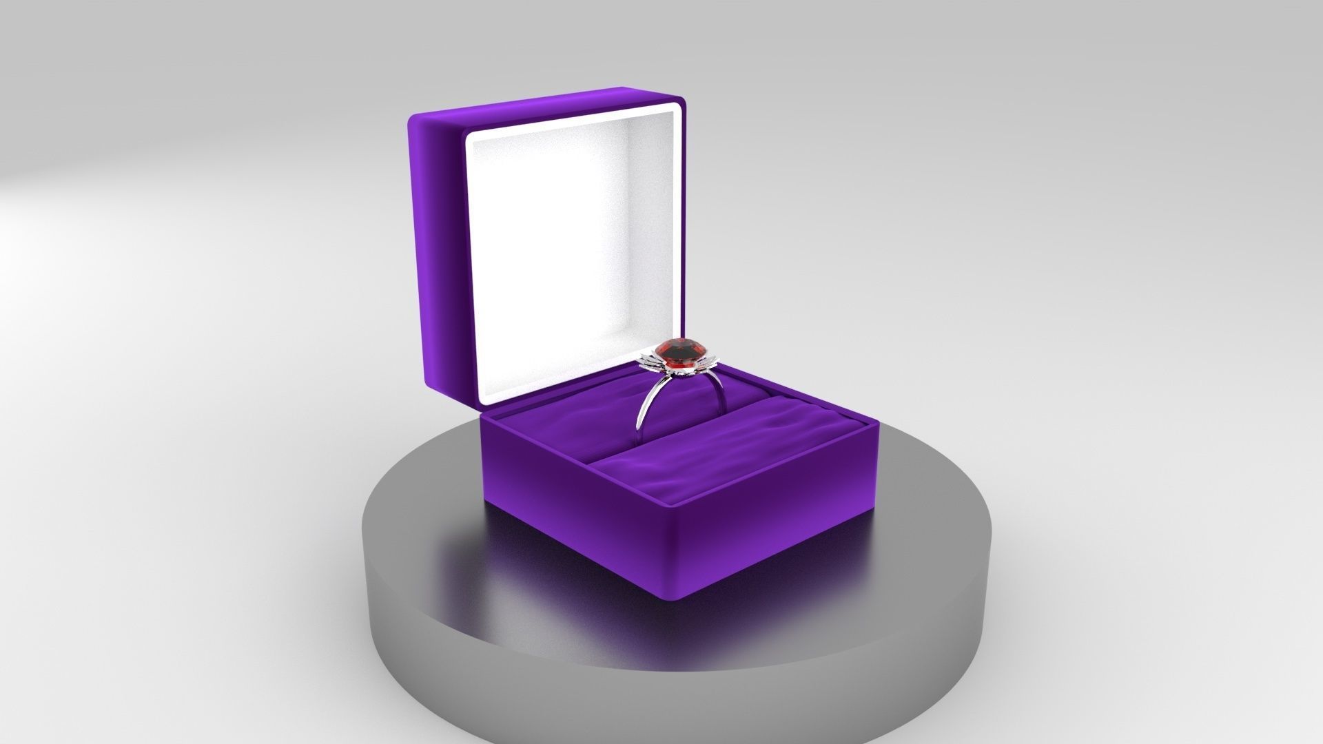 Ring Box 3D model 3D printable | CGTrader
