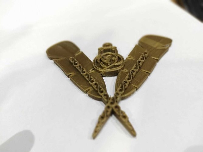 Masonic secretary jewel - Joya secretario masonico 3D model | CGTrader