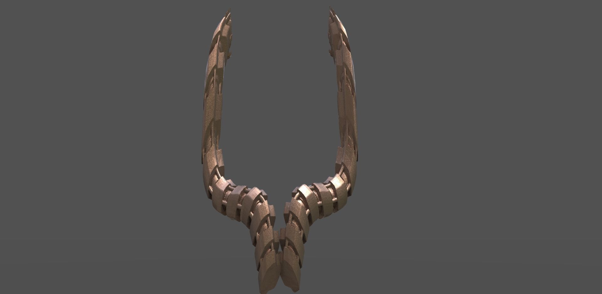 Robot Demon Horns 3D model | CGTrader