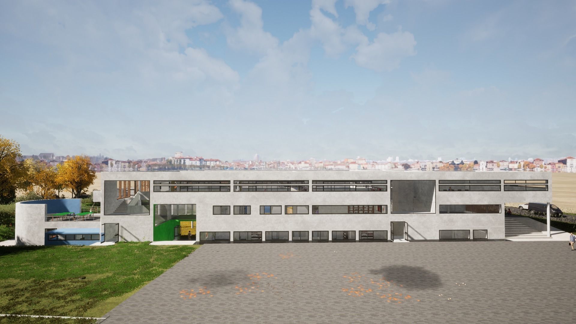 PUBLIC ELEMENTARY SCHOOL for Twinmotion and Unreal Engine 4 3D model ...