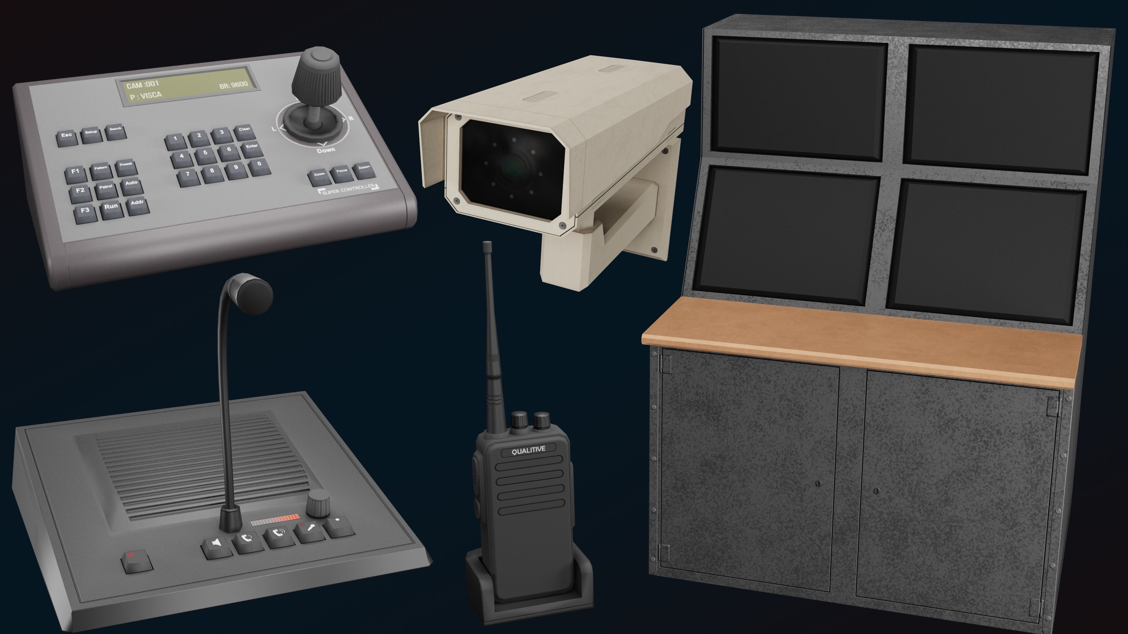 3D model Computer Terminal and Devices VR / AR / low-poly | CGTrader