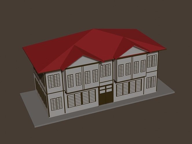 Traditional house 3D model | CGTrader