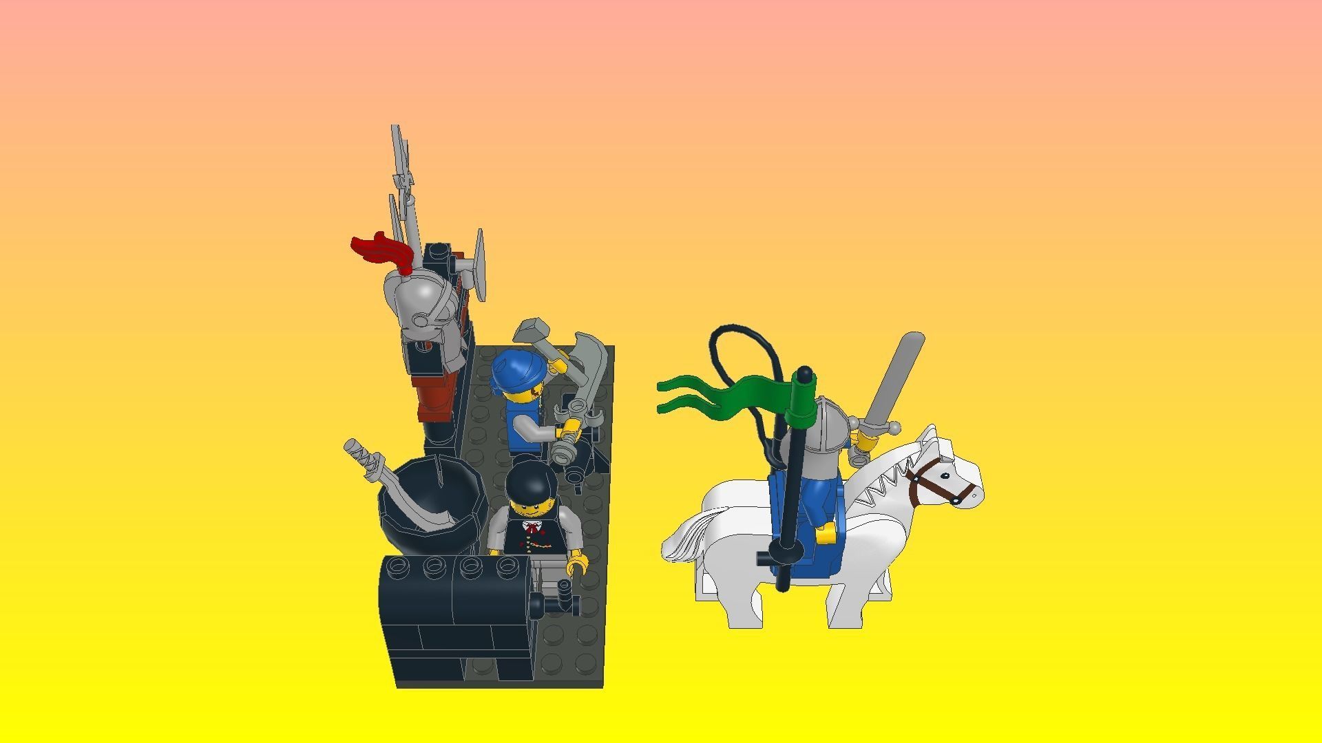 Lego Smithy Model 1013 3D model | CGTrader