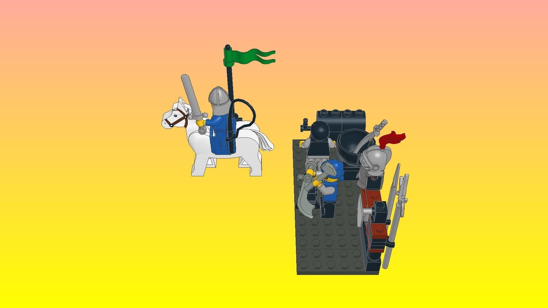 Lego Smithy Model 1013 3D model | CGTrader